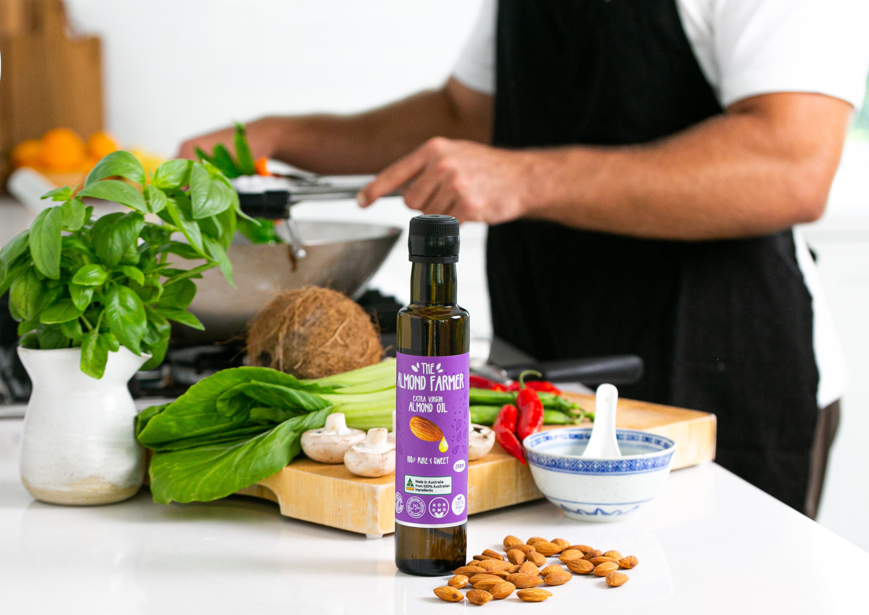 Extra Virgin Almond Cooking Oil 250ml | The Almond Farmer