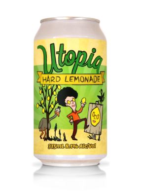 Utopia Hard Lemonade 24 x 375ml | Woolshed Brewery