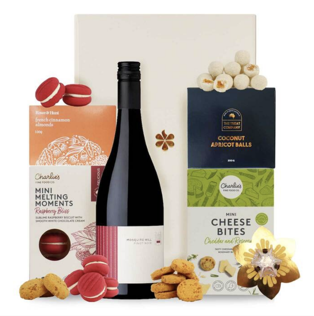 Red Wine Gift Hamper | Edible Blooms
