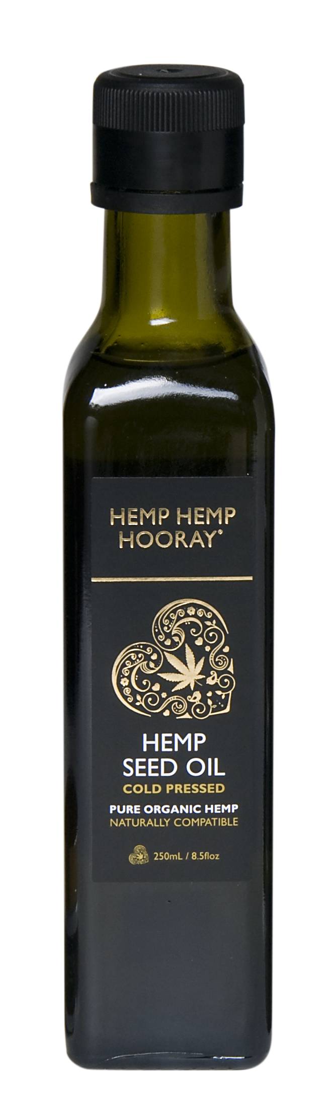 250ml Pure Hemp Seed Oil (Cold Pressed) | Hemp Hemp Hooray