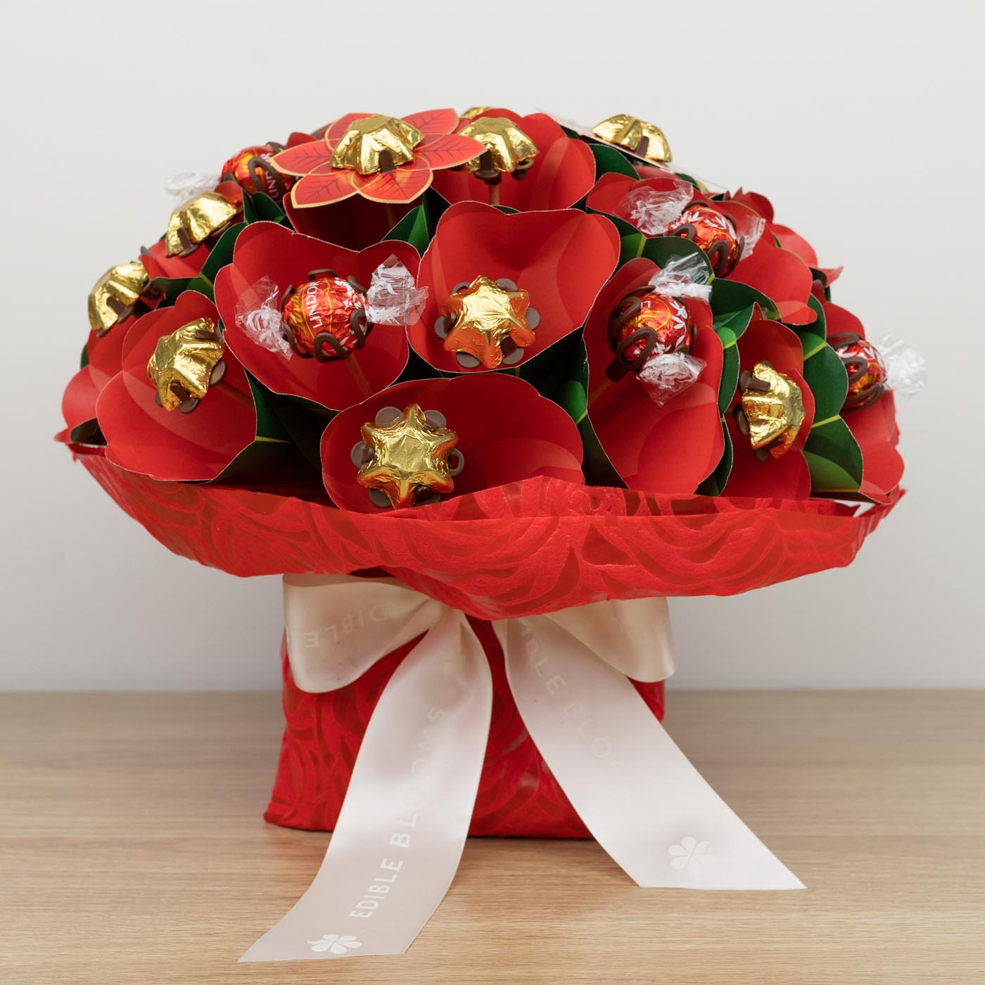 Poinsettia Bouquet Deluxe | Edible Blooms