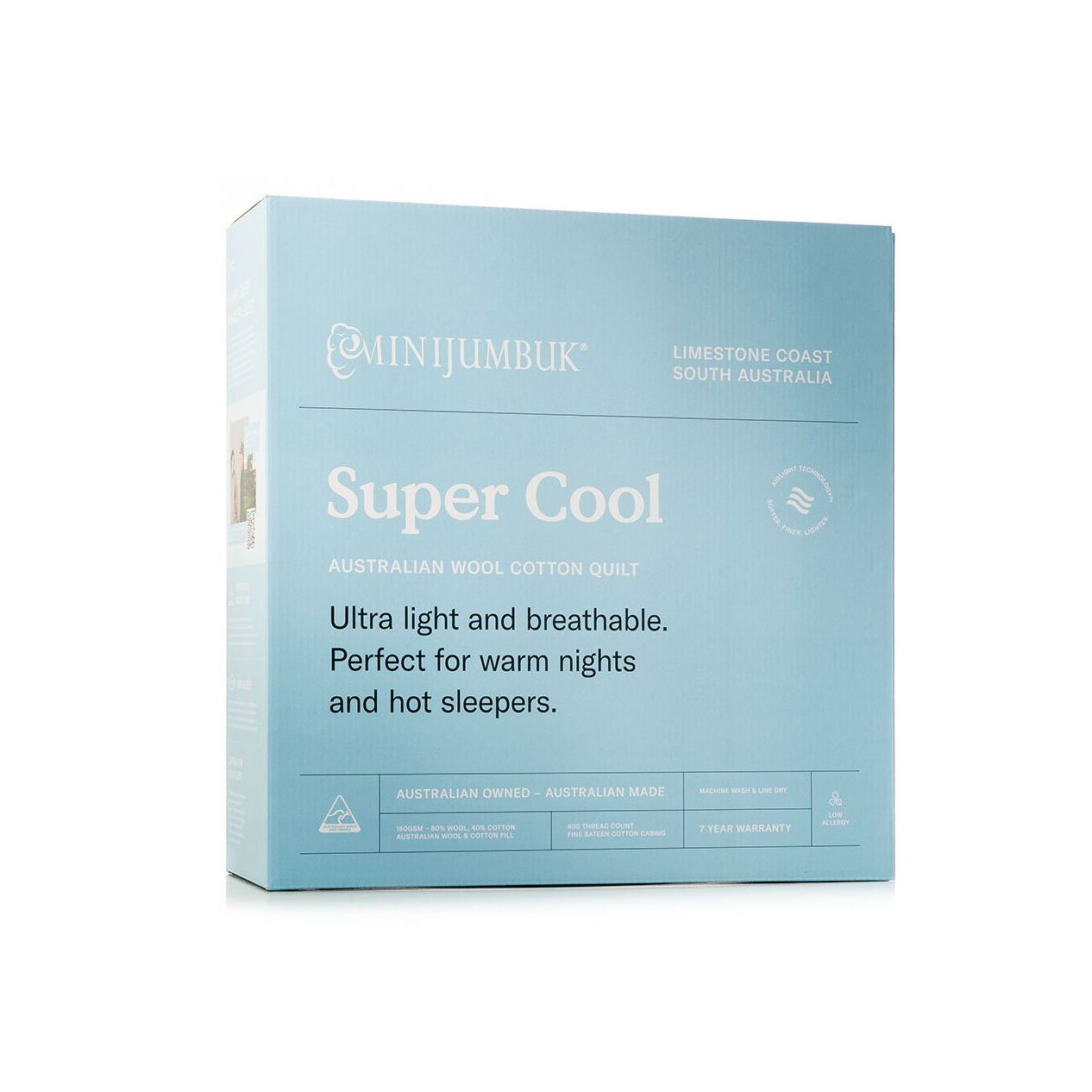 MiniJumbuk I MiniJumbuk's Super Cool Wool Cotton Quilt