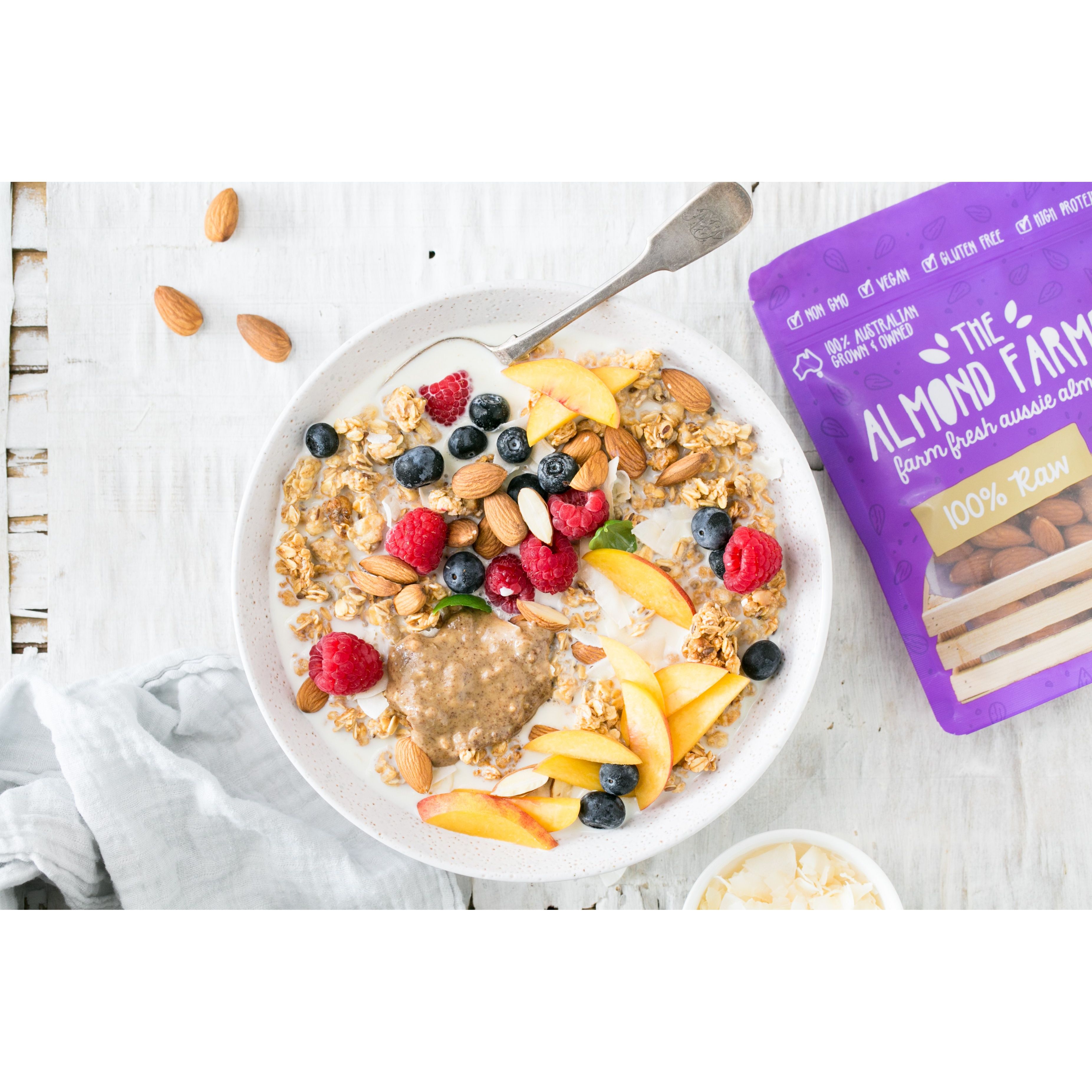 Raw Almonds 200g | The Almond Farmer